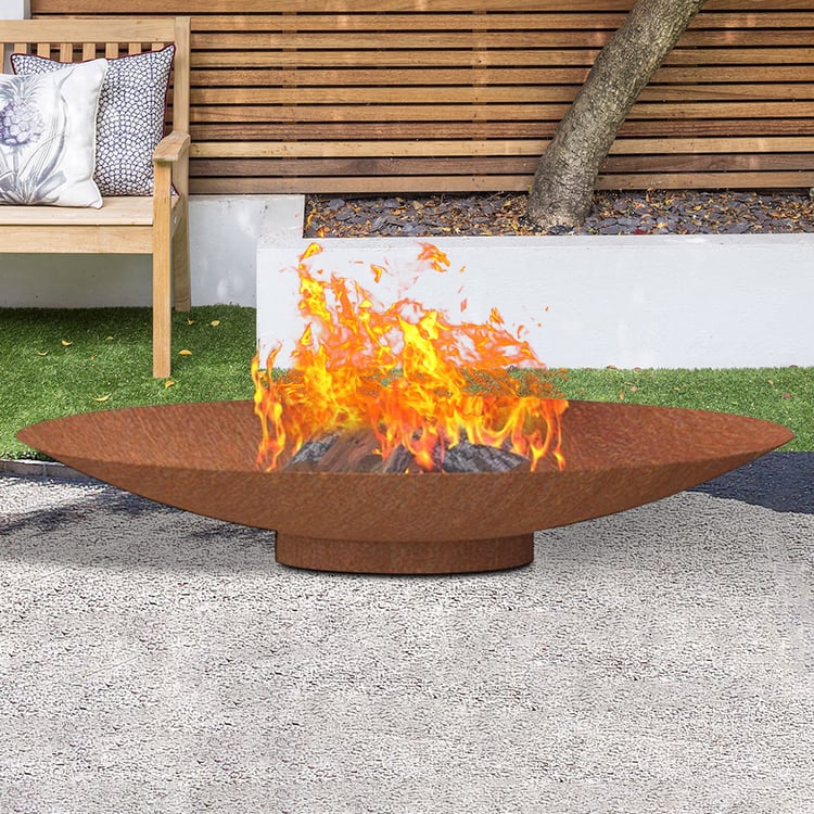 Fire Pit Rust Esschert Firepit Square Rust (Small) | Directly From The