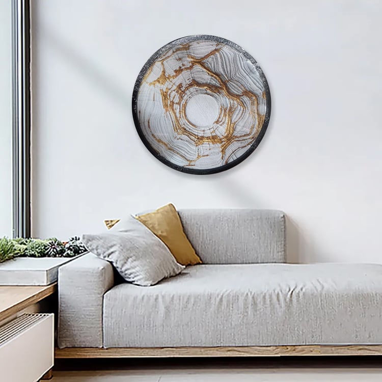 11.8" Unique Circle Boho Modern Abstract Home Wall Decor｜Homary