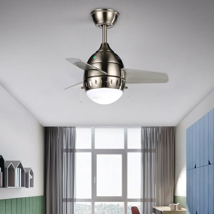 660mm Ceiling Fan with Light Kit and Remote 3 Clear ABS Blades Included ...