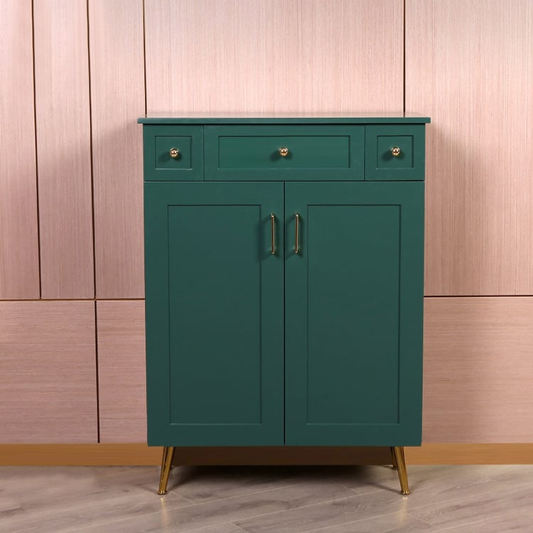 Green shoe cabinet store