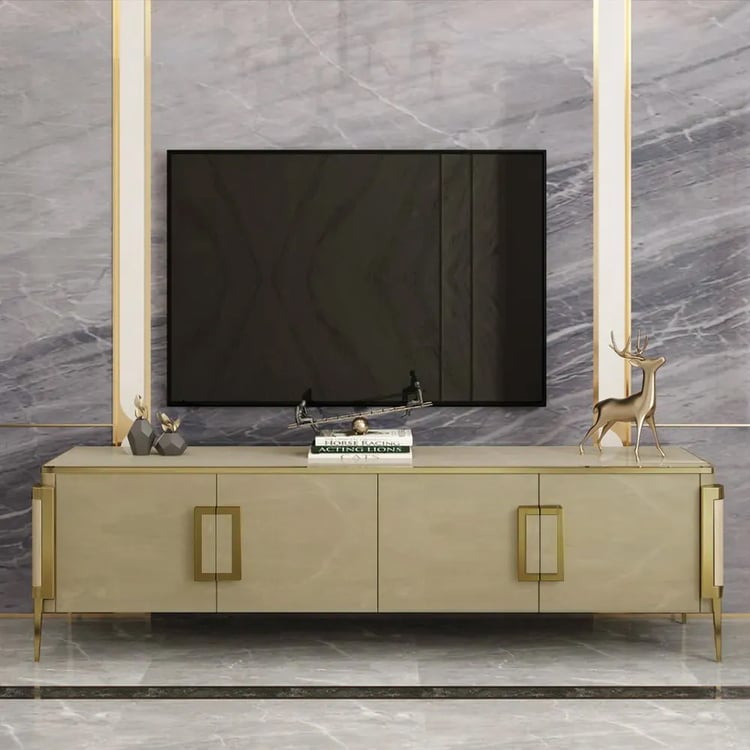 Mueble De Tv Con Consola Reutilizado