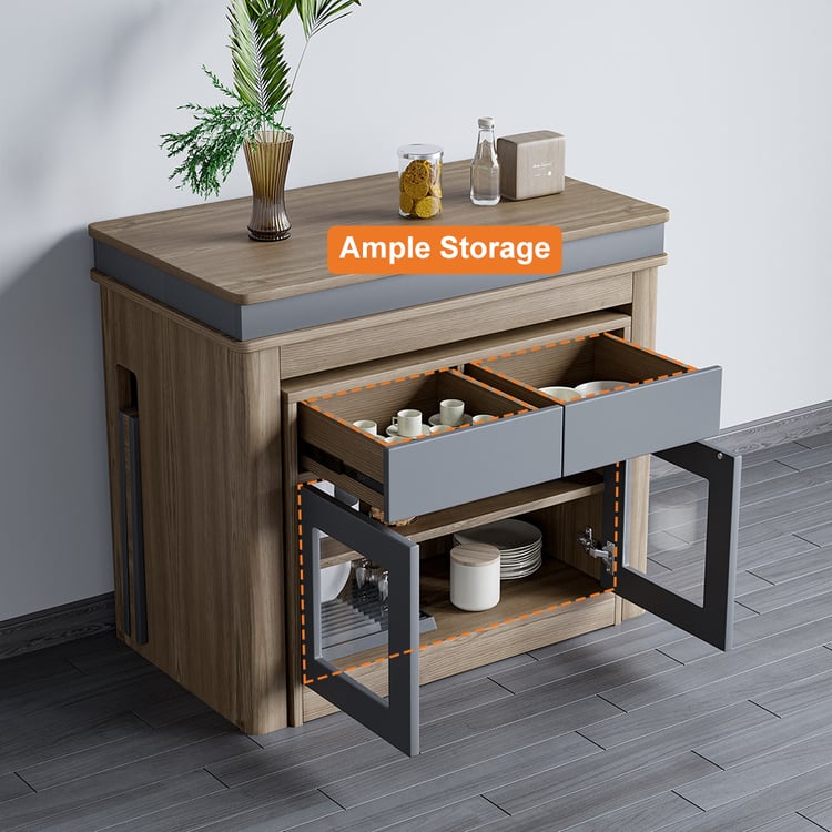 Sideboard with pull out table store