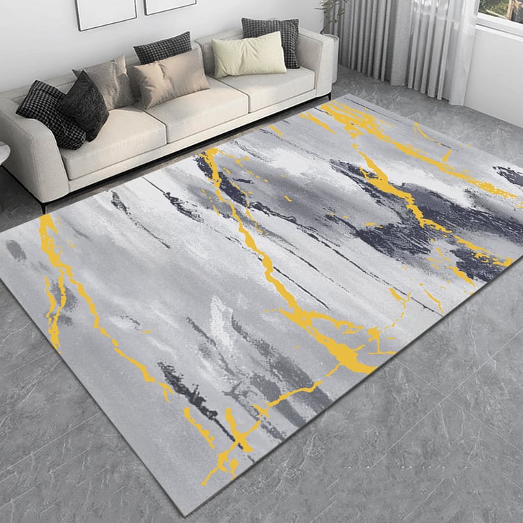1800mm x 2700mm Modern Abstract Rectangle Rug Indoor Area Rug for ...