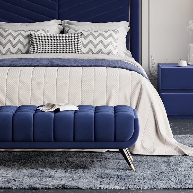 Blue Bedroom Bench 55 Blue Bedroom Ideas For A Calming Retreat