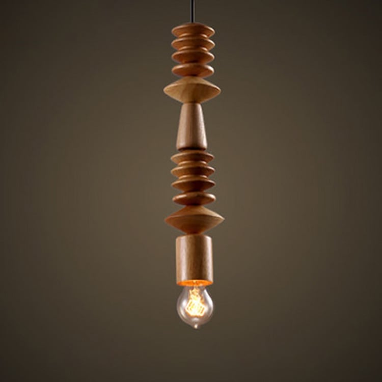Rustic Black And Brown Single Pendant Light Homary Uk
