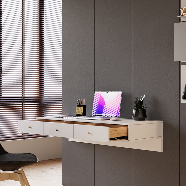 Contemporary floating desk store