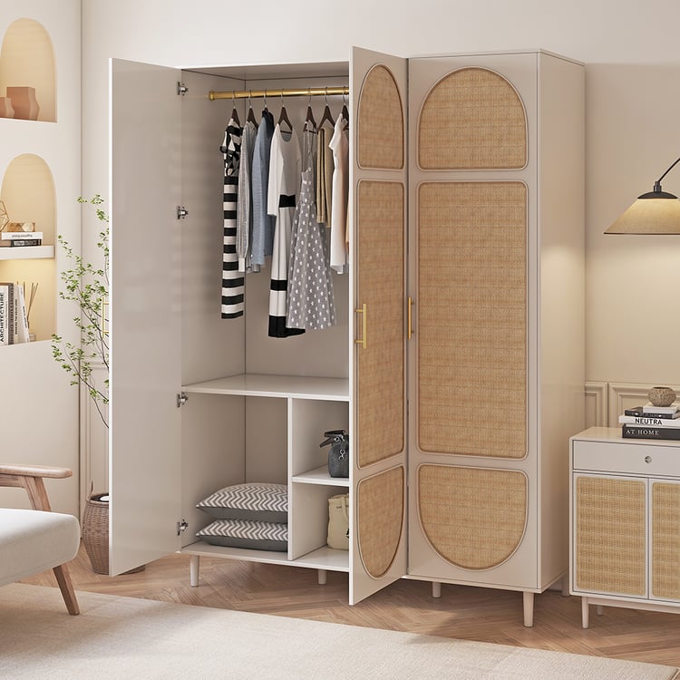 3 door wardrobe closet store