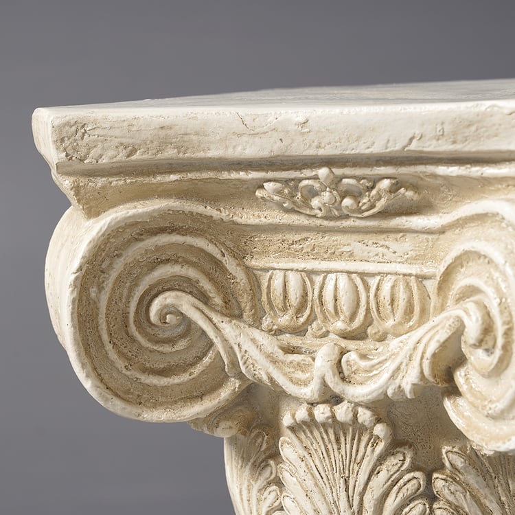 820mm Tall Round & Square Vintage Roman Column Pedestal Plant Stand ...