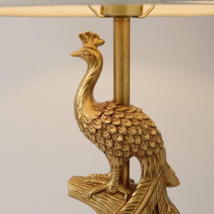 Resin Peacock Table Lamp Golden Resin Remarkable Table Lamp Online