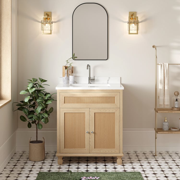 Freestanding vessel sink vanity store