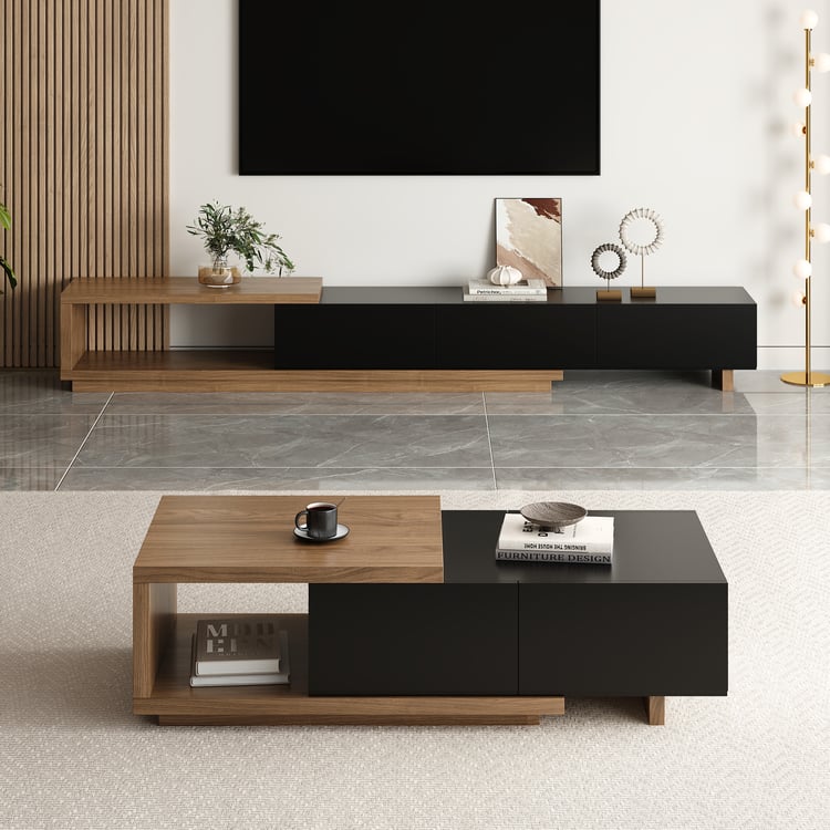 Modern tv stand and coffee table set store