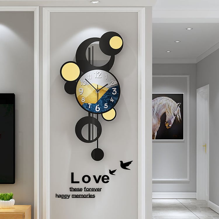 planet wall clock