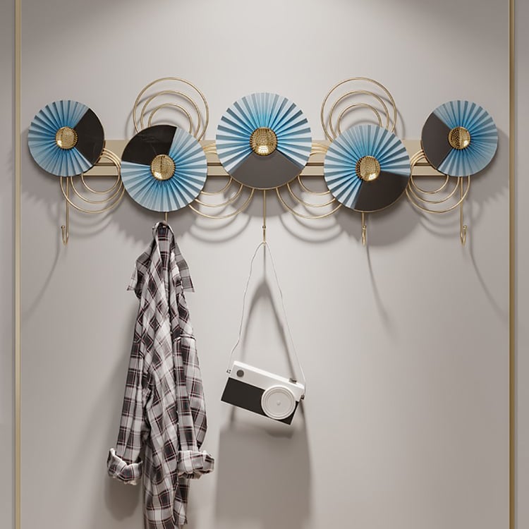 Luxury Contemporary Wall Mounted Coat Rack 5 Hooks｜Homary