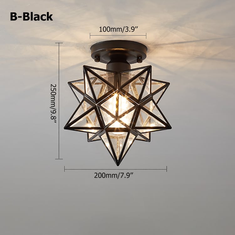 Pentagram Ceiling Lamp Entry Corridor Aisle Balcony Entrance Foyer ...