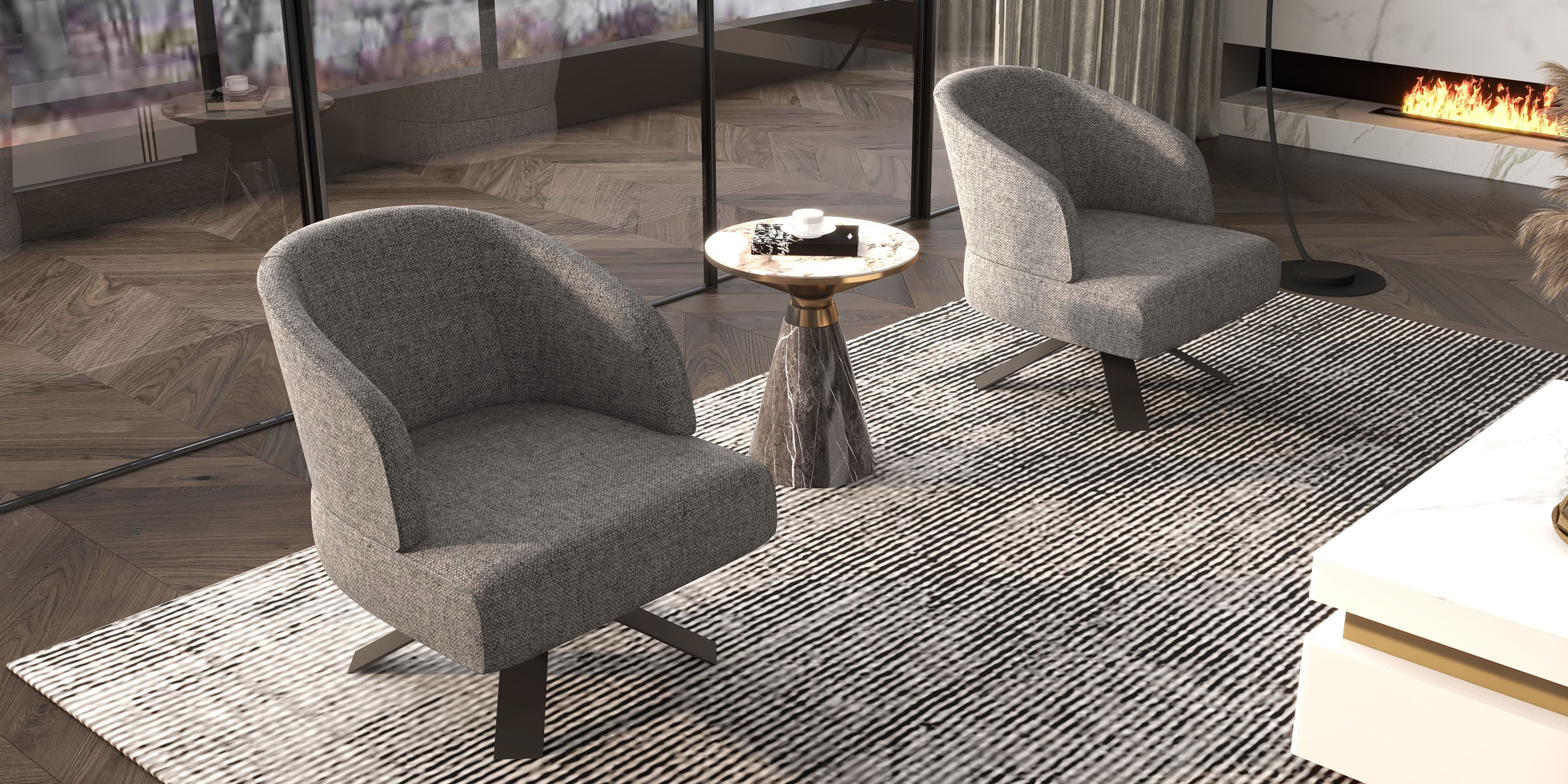 Croquis De Salon Moderne